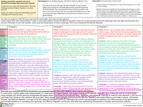 Question 3d on Paper 3 - Editable Worksheets | Teaching Resources