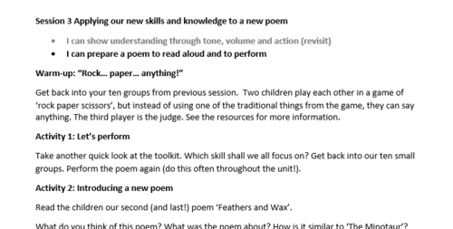 Theseus and the Minotaur, performance poetry and book making | Teaching ...