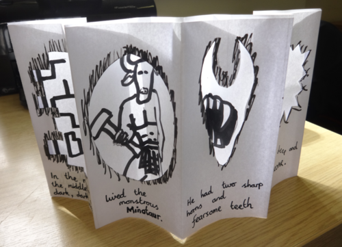 Theseus and the Minotaur, performance poetry and book making | Teaching ...
