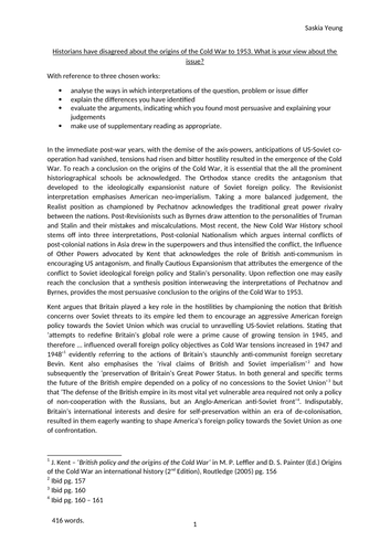 COURSEWORK - EDEXCEL A LEVEL HISTORY: PROTEST, AGITATION AND ...