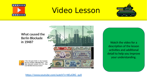 Causes of the Berlin Blockade - Cold War Origins - 4/8 | Teaching Resources