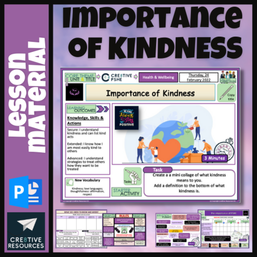 Being Kind PSHE lesson | Teaching Resources