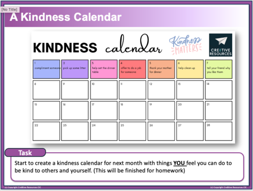 Being Kind PSHE lesson | Teaching Resources