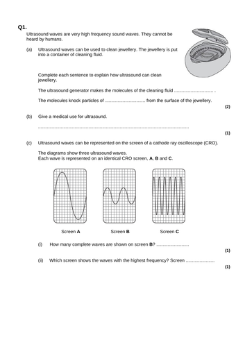Hearing, Echoes, Reflections and Ultrasound (3 lessons) | Teaching ...