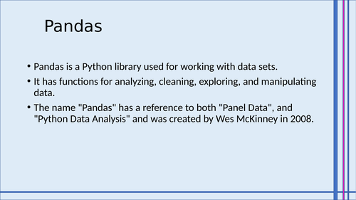Digital T Level ESP Python Libraries MatPlotLib & Pandas | Teaching ...