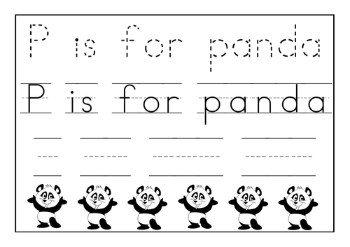 P is for Panda, Pig, Peg, Pear and Peas EYFS | Teaching Resources
