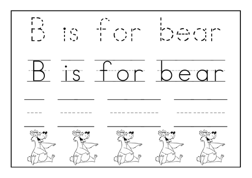 B is for Bear, Bread, Boat, Baby and Ball EYFS | Teaching Resources