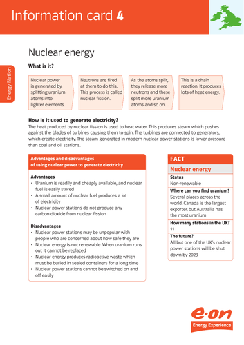 KS3/GCSE: Energy Resources - Ideal for cover / research lesson ...
