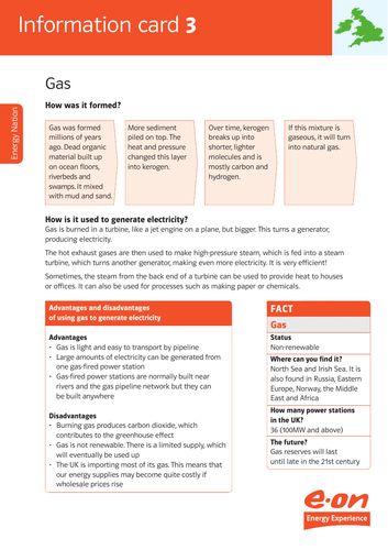 KS3/GCSE: Energy Resources - Ideal for cover / research lesson ...