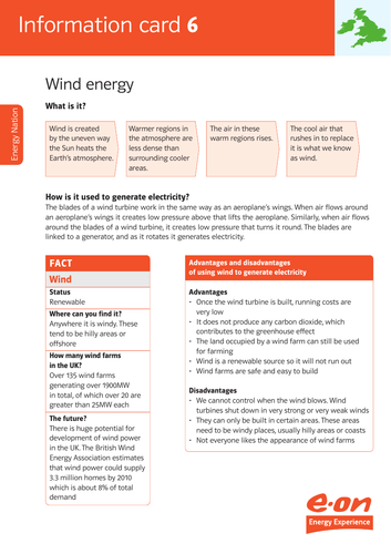 KS3/GCSE: Energy Resources - Ideal for cover / research lesson ...