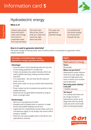 KS3/GCSE: Energy Resources - Ideal for cover / research lesson ...