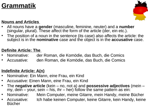 Nouns and articles | Teaching Resources