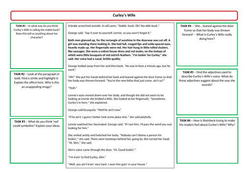 KS3 Of Mice and Men complete unit | Teaching Resources