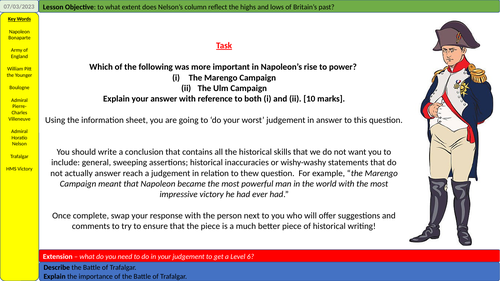 The Battle of Trafalgar | Teaching Resources