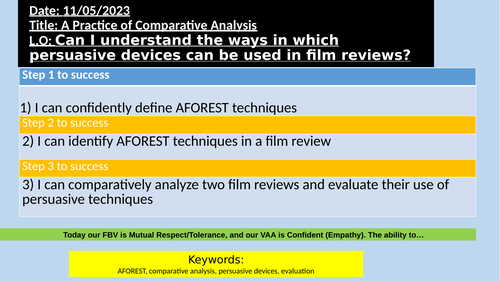 Persuasive Language in Film: 4 Lessons | Teaching Resources