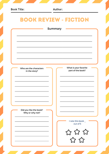 Book review – fiction and non-fiction | Teaching Resources