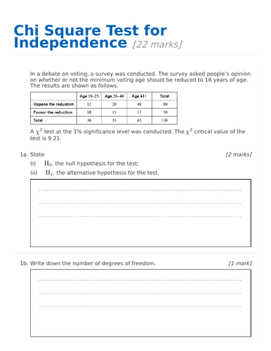 IB Maths Applications and Interpretation SL: Chapter 8 - Spearman's ...
