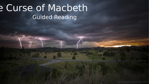 KS2 Macbeth Guided Reading Resources | Teaching Resources
