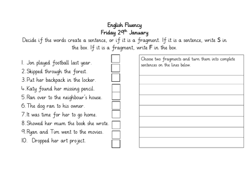 Year 4 Maths and English Fluency Starters Part 2 | Teaching Resources