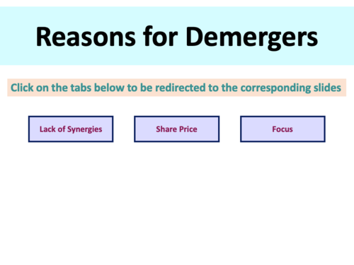 Business Growth and Demergers - A level Economics | Teaching Resources