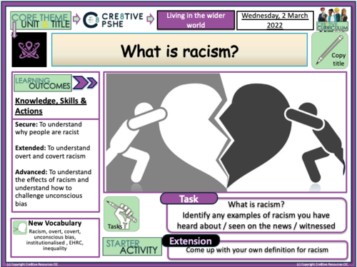 What is racism? PSHE | Teaching Resources