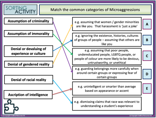 PSHE Microaggression Misogyny + Sexual Language | Teaching Resources