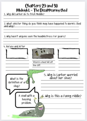 MEGAMONSTER by David Walliams - Novel Study with comprehension ...