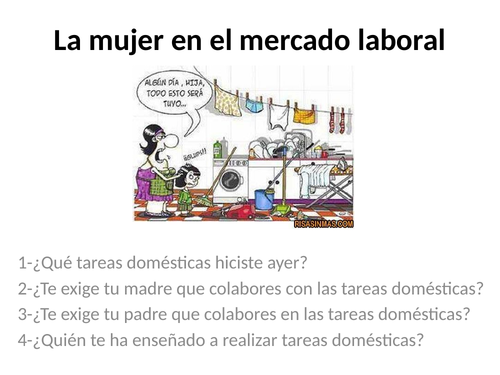 La mujer en el mercado laboral | Teaching Resources