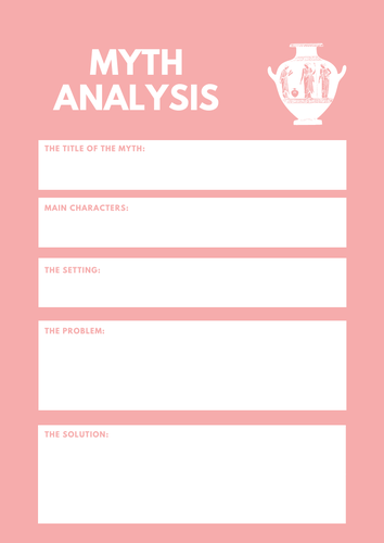 Myth Analysis | Teaching Resources