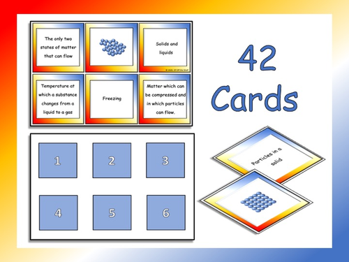 Kinetic Theory of Matter (Particle Theory) - Find the Pair Game KS3 ...