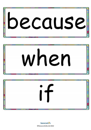 Subordinating Conjunctions Year 2 | Teaching Resources Subordinating Conjunctions Year 2 | Teaching Resources