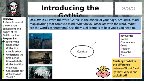 Gothic Unit KS3 | Teaching Resources