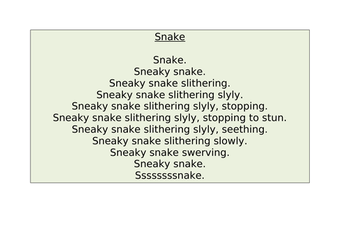 Poetry Day - Alliterative Animal Poetry Lesson | Teaching Resources