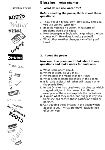 AQA GCSE Literature: Exploring Unseen Poetry | Teaching Resources