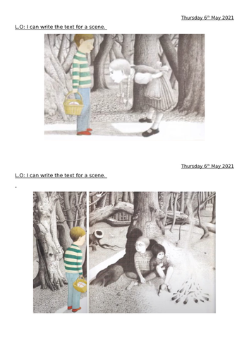 Into The Forest - Cautionary Tale | Teaching Resources