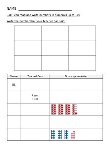 Year 2 TAF Maths WTS | Teaching Resources