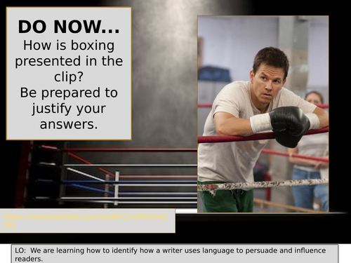 Eduqas English Language GCSE Paper 2 Practice - Boxing Paper ...