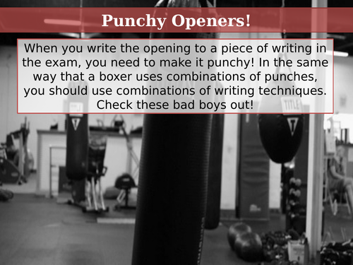 Eduqas English Language GCSE Paper 2 Practice - Boxing Paper ...