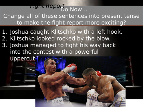 Eduqas English Language GCSE Paper 2 Practice - Boxing Paper ...