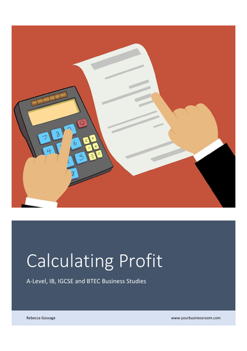 Calculating Profit for Business Studies. Case Study Style Practise ...