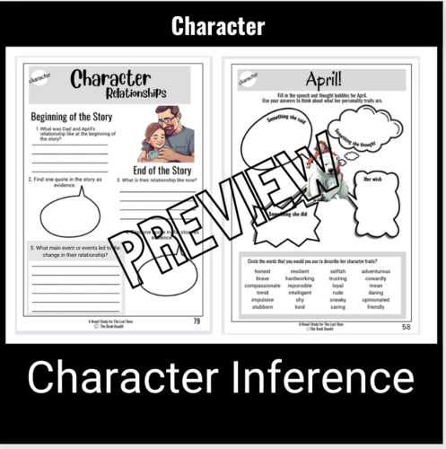 THE LAST BEAR Novel Study and Reading Comprehension Questions ...