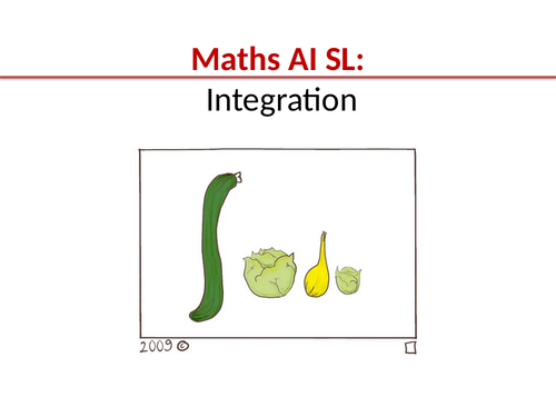 IB Maths Applications and Interpretation SL: Chapter 13 - Integration ...