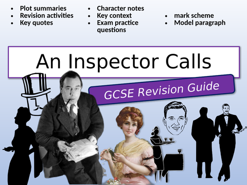 An Inspector Calls Revision Guide: AQA Literature | Teaching Resources