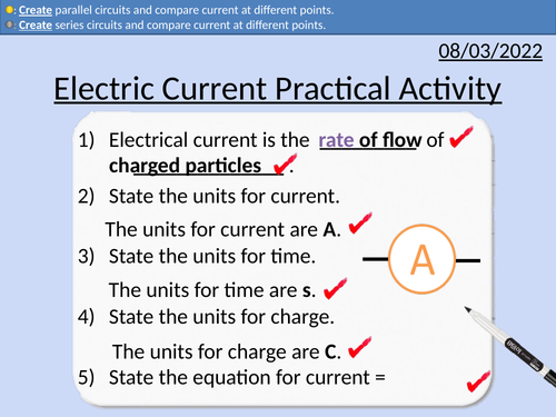 GCSE Physics: P3 Electricity Full Scheme | Teaching Resources