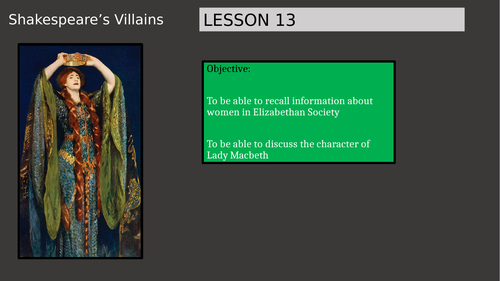 Lady Macbeth | Teaching Resources