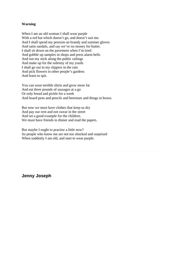 KS3 identity poetry module | Teaching Resources