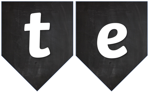 Chalkboard Literacy and Numeracy Display Lettering | Teaching Resources