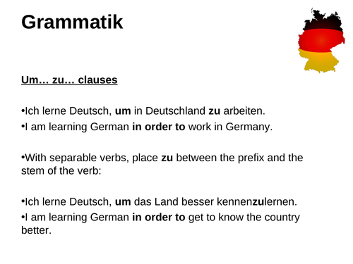 AQA/EDEXCEL Stimmt GCSE German (Higher) – Kapitel 7 – Sprachen öffnen ...