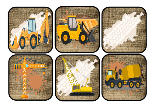 Construction theme scavenger hunt | Teaching Resources