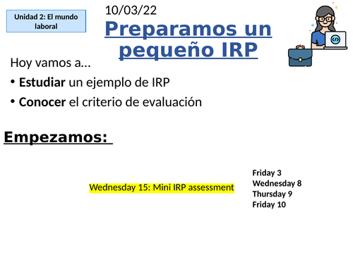 Spanish AS El mundo laboral | Teaching Resources